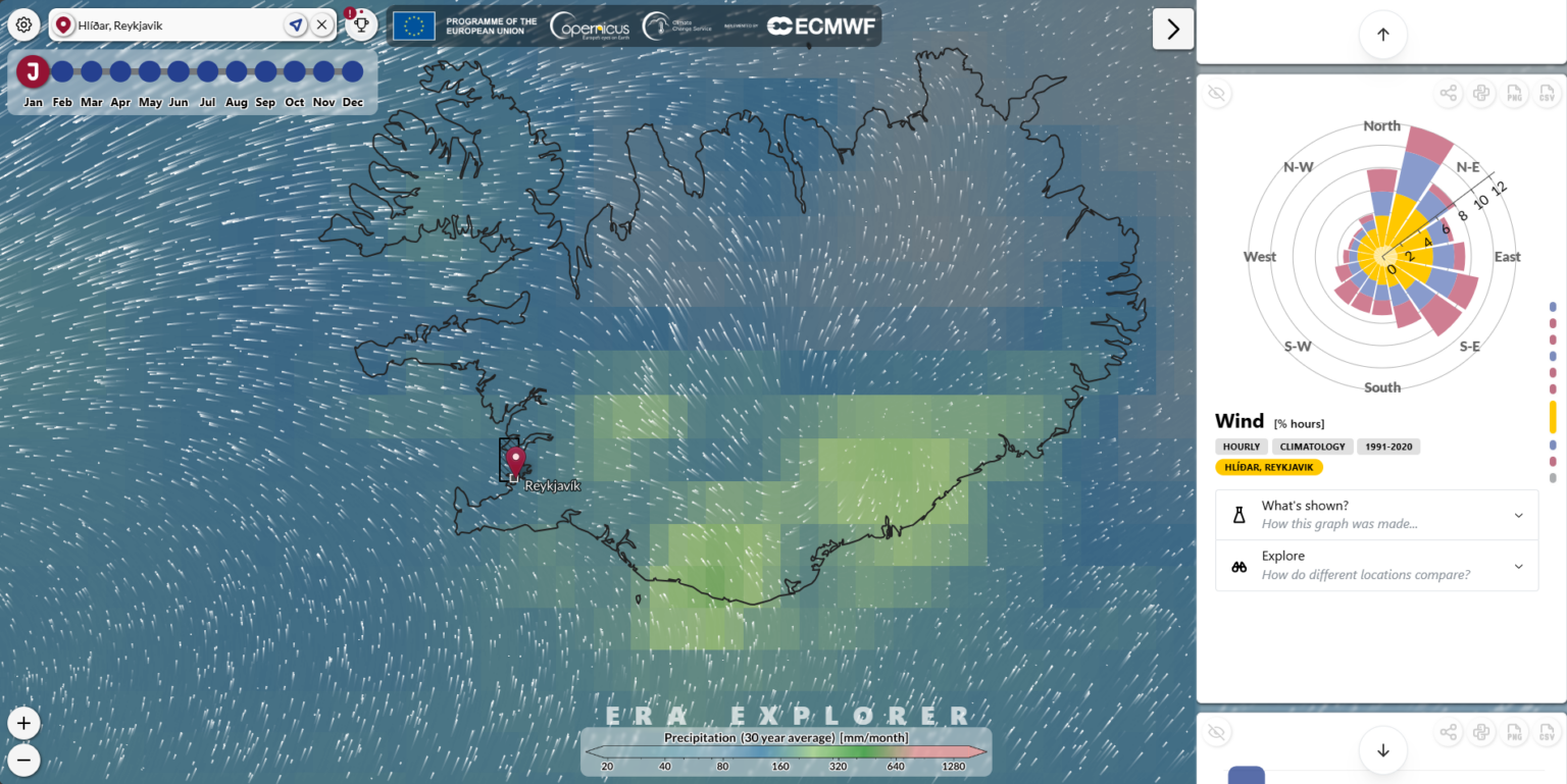 New ERA explorer app is here – Copernicus á Íslandi
